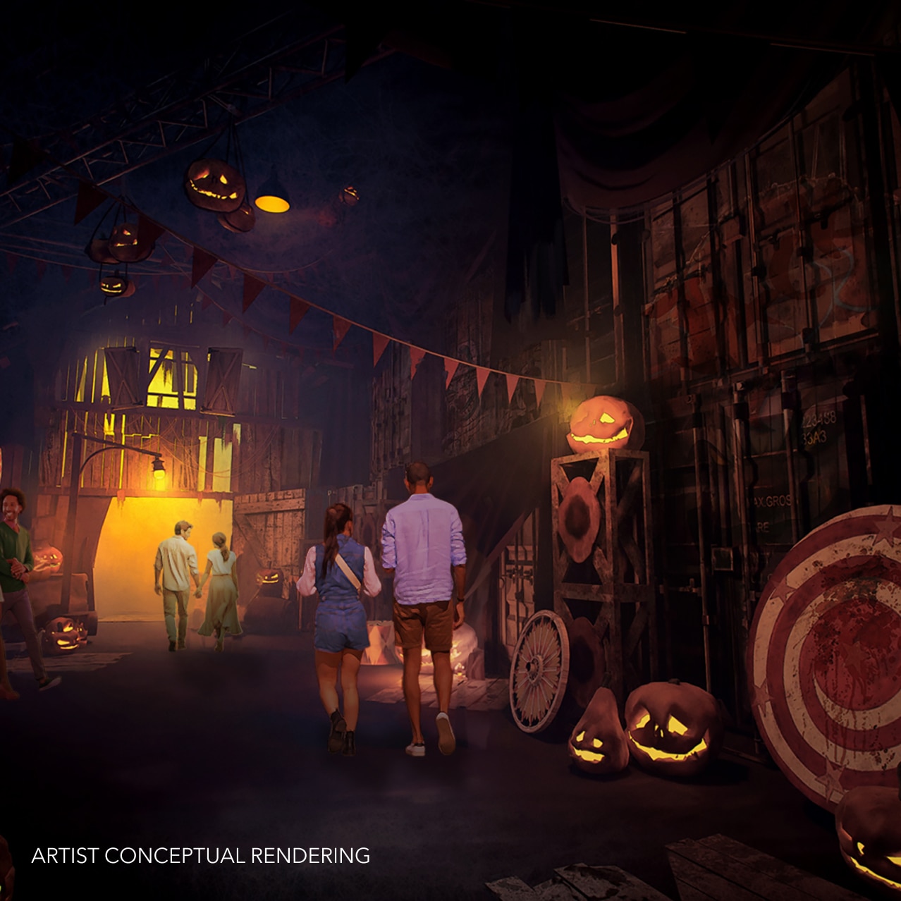 Universal Horror Unleashed in Las Vegas. Four Haunted Houses