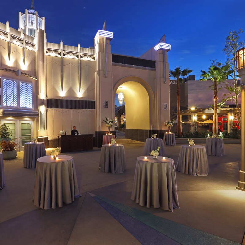 Dinners & Reception Venues at Universal Studios Hollywood