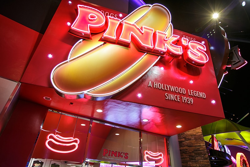 Pink's Famous Hot Dogs | CityWalk Hollywood