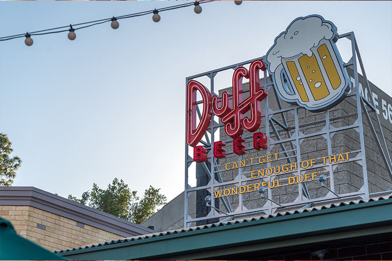 Duff Brewery Beer Garden - Universal Studios Hollywood