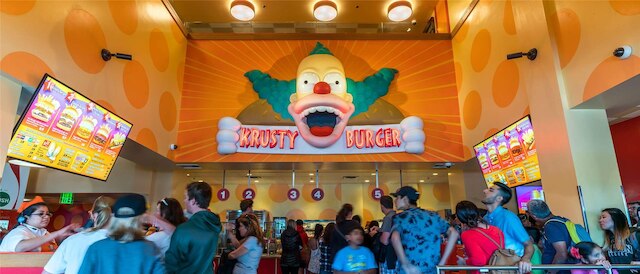 Krusty Burger - Universal Studios Hollywood