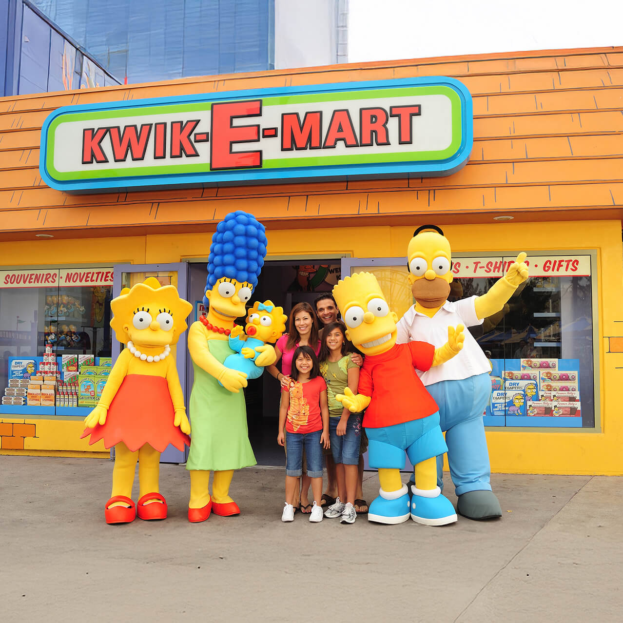 Meet The Simpsons Characters at Universal Studios Hollywood